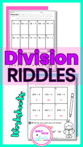 Fun Division Riddles for Practicing Division Skills – Daily Dose of ...