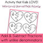 Adding and Subtracting Fractions Color by Number PDF Free with Unlike Denominators - Daily Dose ...