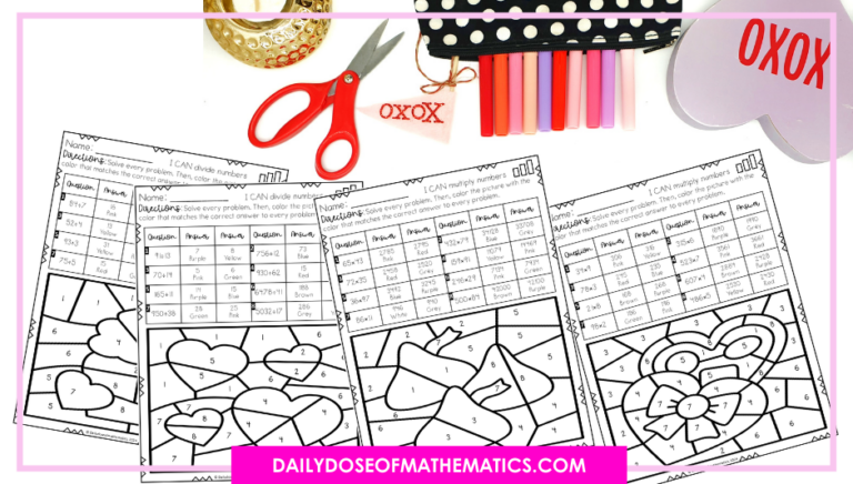7 Valentine’s Day Math Activities for 5th Graders - Daily Dose of ...