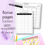 Best Printable Teacher Planner and Binder 2025 2026 PDF | Weekly ...